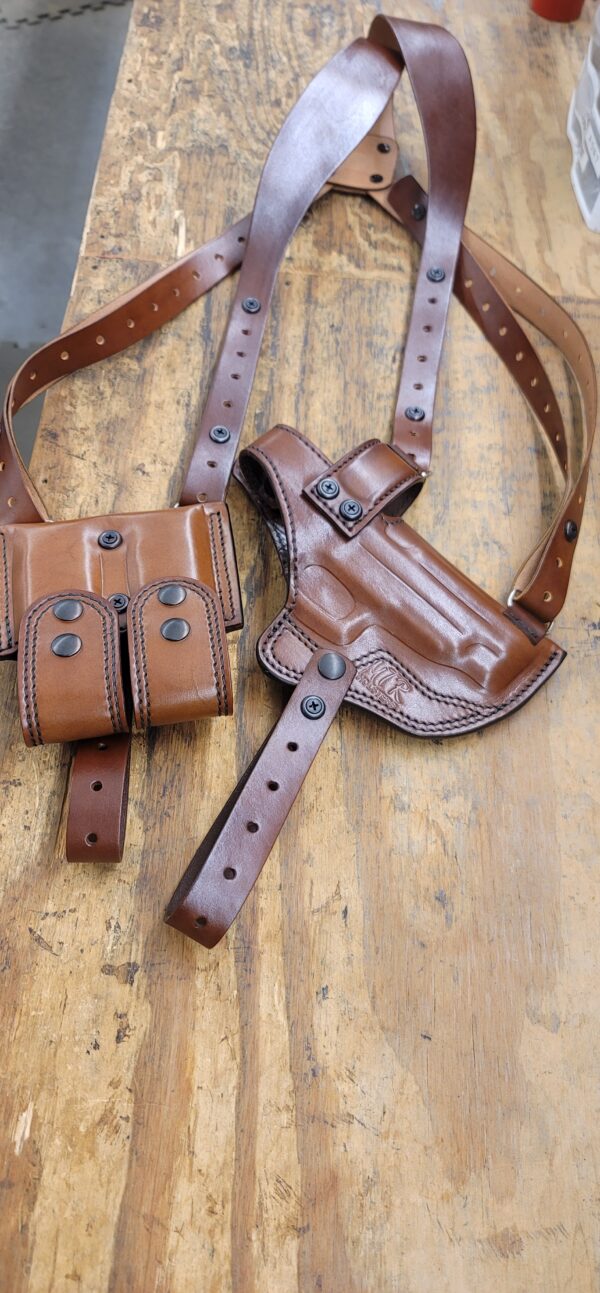 Horizontal Shoulder Rig (B-9) - MTR Custom Leather