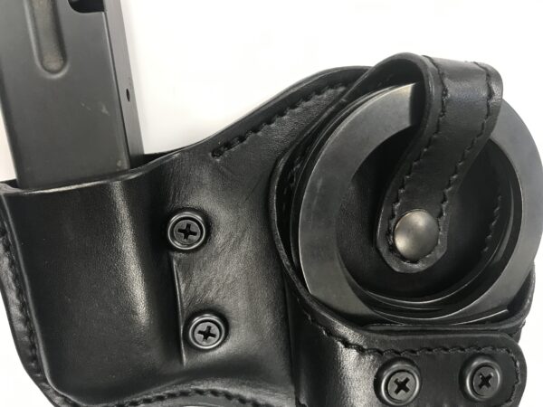 Handcuff/Magazine Combo Carrier (D-2) - MTR Custom Leather