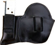 Handcuff/Magazine Combo Carrier (D-2) — MTR Custom Leather