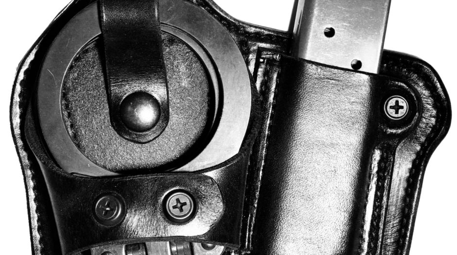 Handcuff/Magazine Combo Carrier (D-2) — MTR Custom Leather