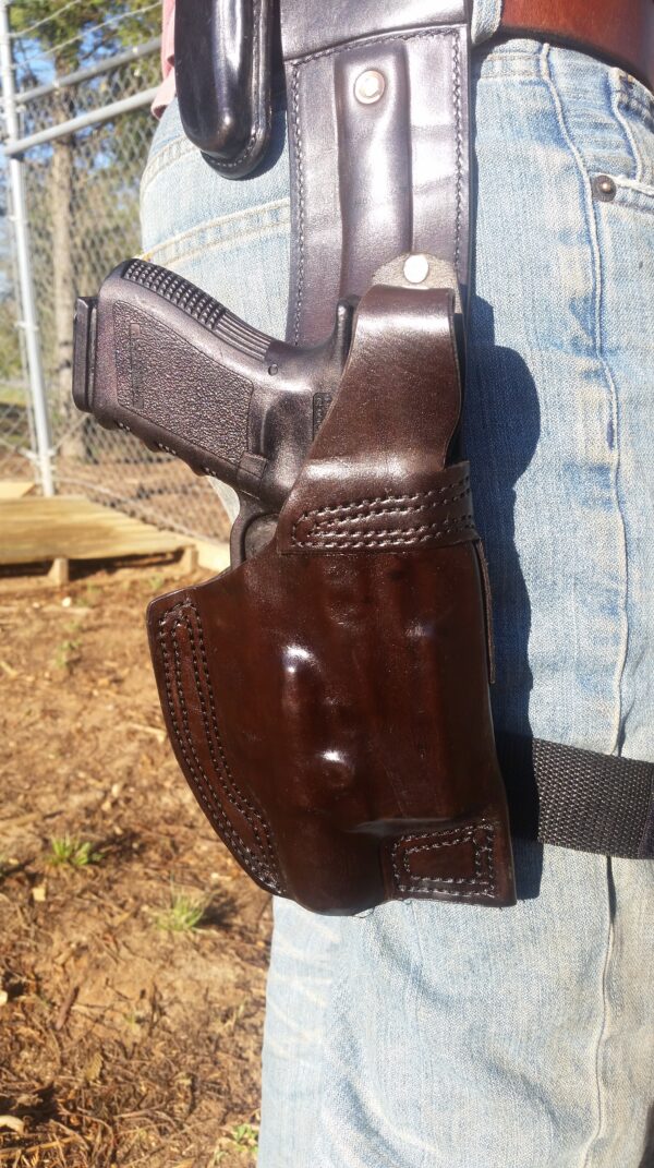 Addan Drop Leg Holster (C-5) - MTR Custom Leather