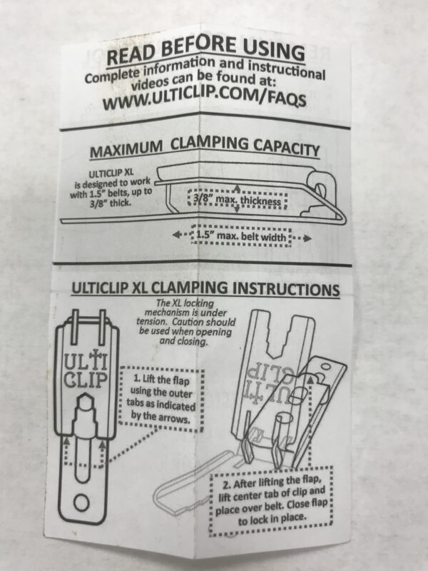 Ulticlip XL - MTR Custom Leather