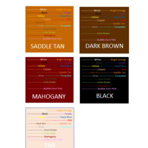 Dyed Leather with Different Color Threads Stitched Onto the Leather-MTR ...