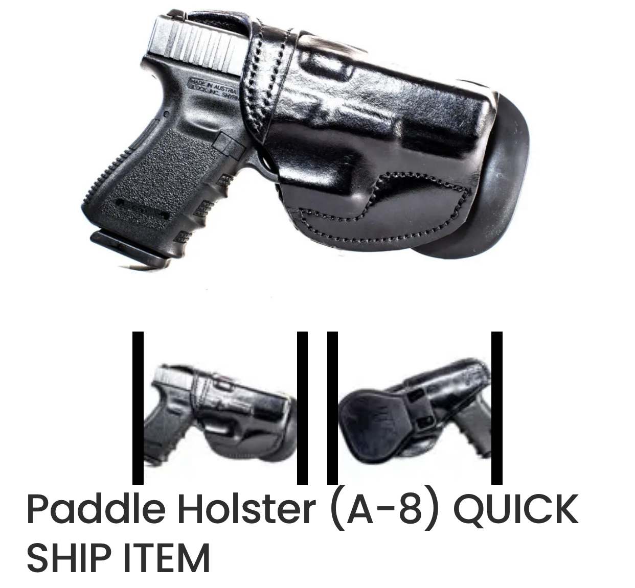 Clearance items & Quick Ship Items Updated with New weapons - MTR Custom Leather