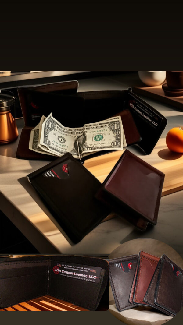 Minimalist Leather Wallet - MTR Custom Leather